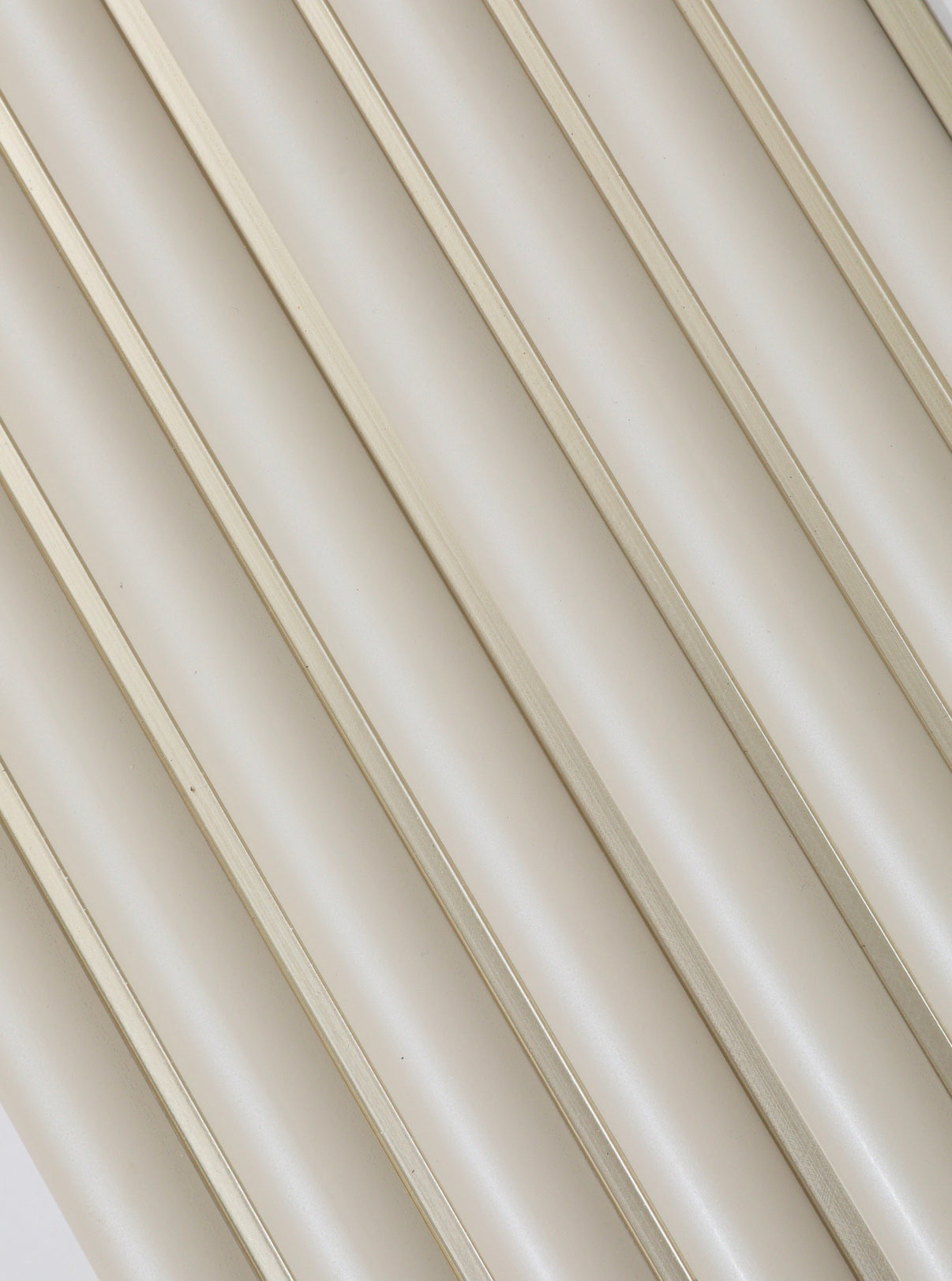 Ivory Silk Fluted Slat Wall Panel - Volga Panels™ (Moisture-proof)
